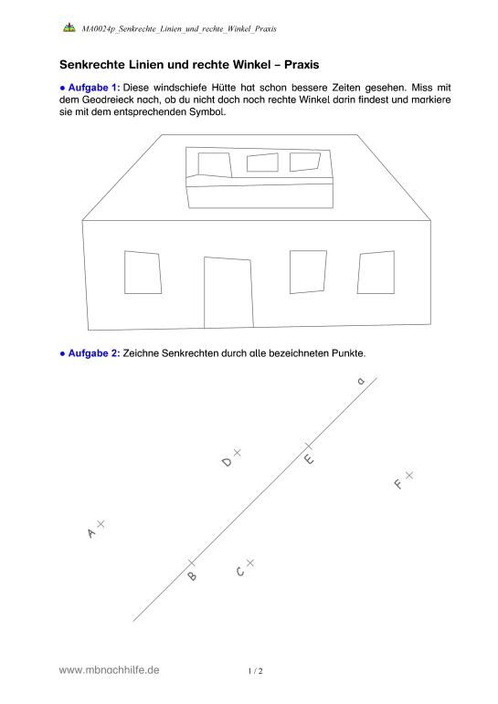 Senkrechte Linien