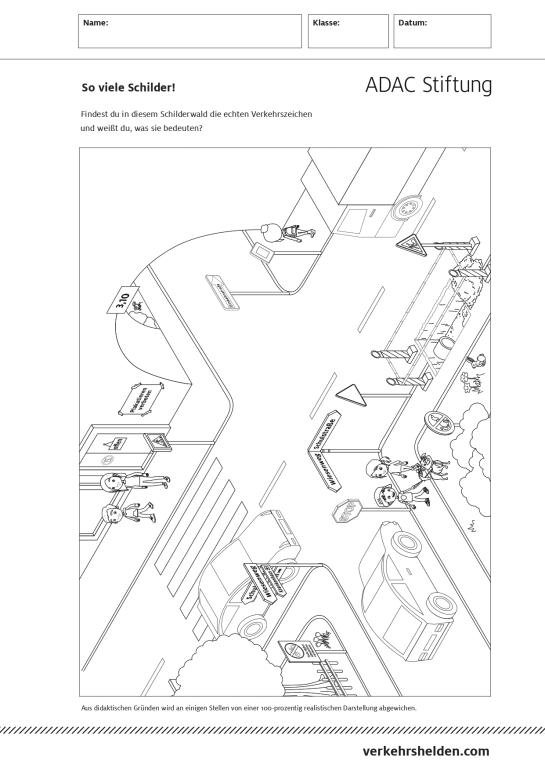 Malvorlage Verkehrszeichen Ausmalbild In Der Grundschule